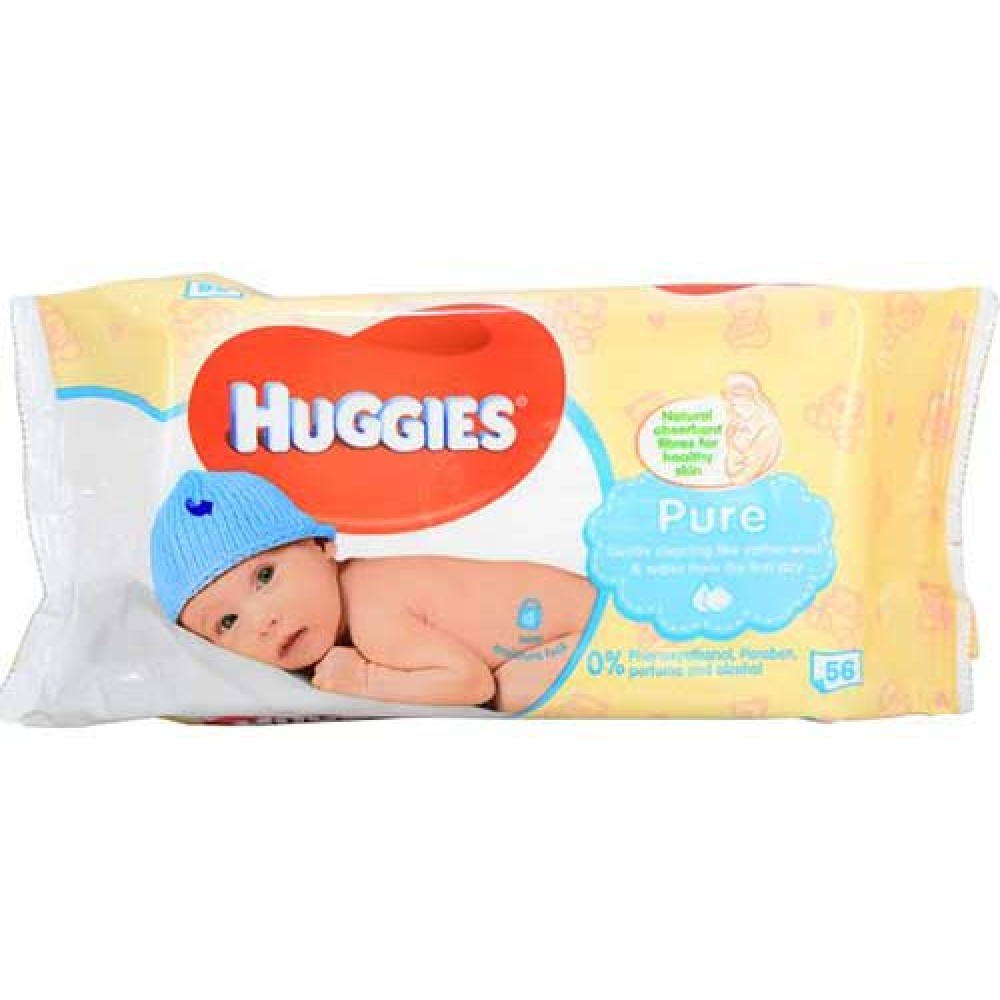 BABY CARE : HUGGIES BABY WIPES PURE