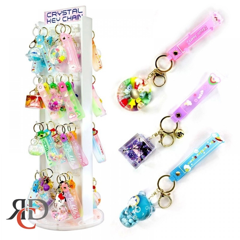 CRYSTAL KEYCHAIN DISPLAY 48CT/ DISPLAY | RIGHT CHOICE DISTRIBUTORS,
