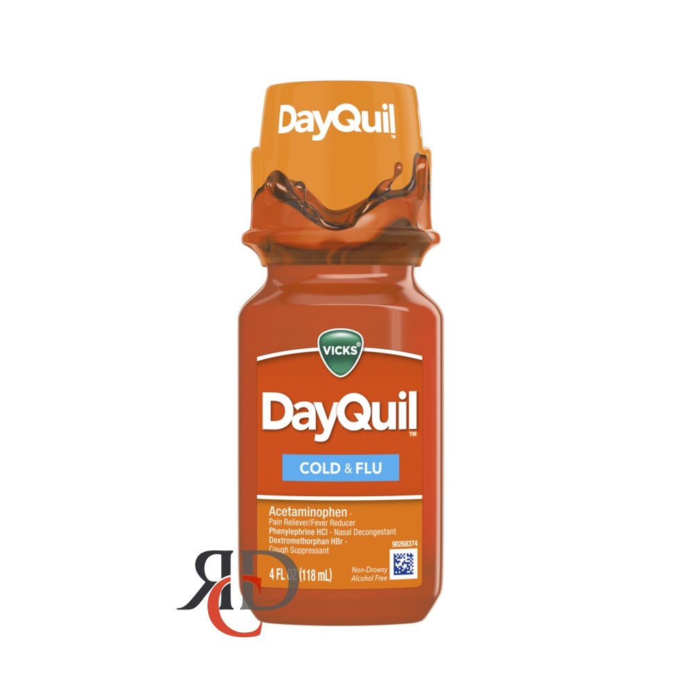 DAYQUIL LIQUID COLD & FLU 4OZ ORIGINAL 1CT