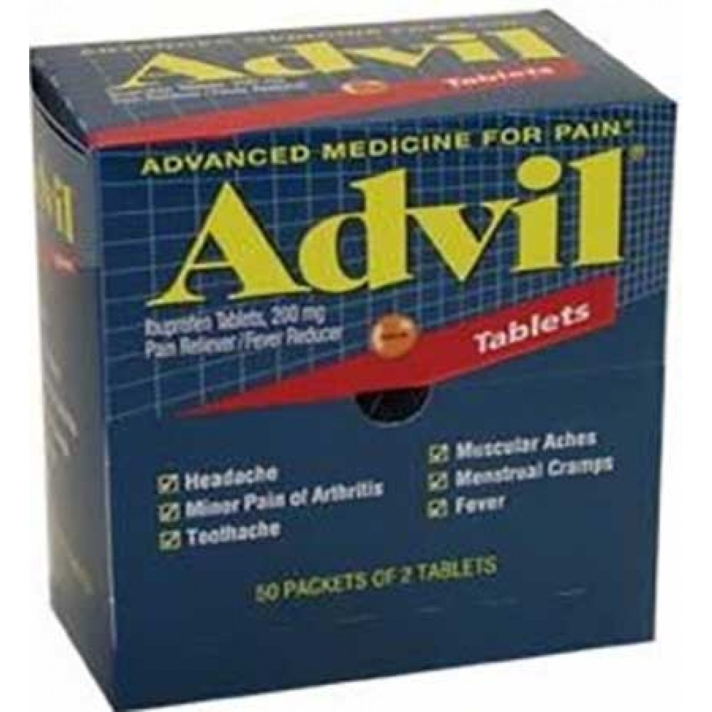 ADVIL REGULAR 50CT MEDICINE SINGLES 50CT/PACK