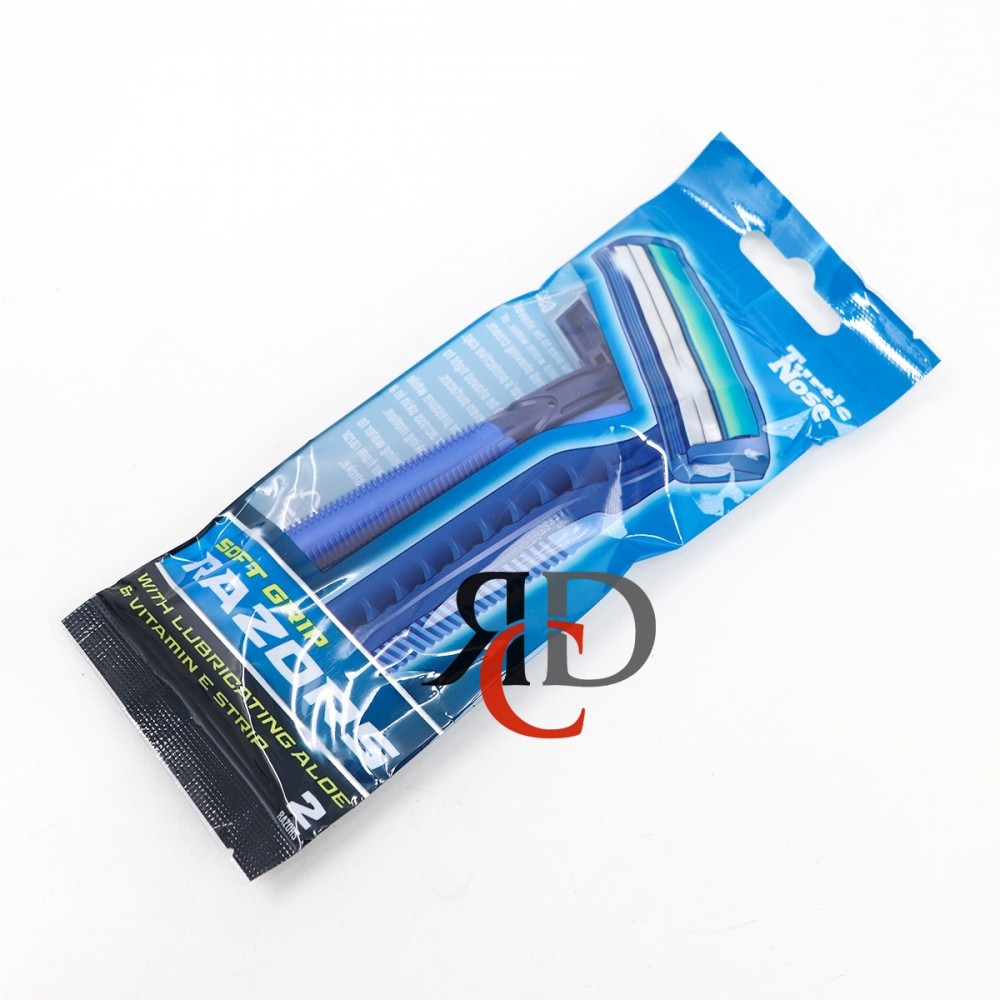 TURTLE NOSE SOFT GRIP RAZOR 2CT/ PACK | RIGHT CHOICE DISTRIBUTORS,