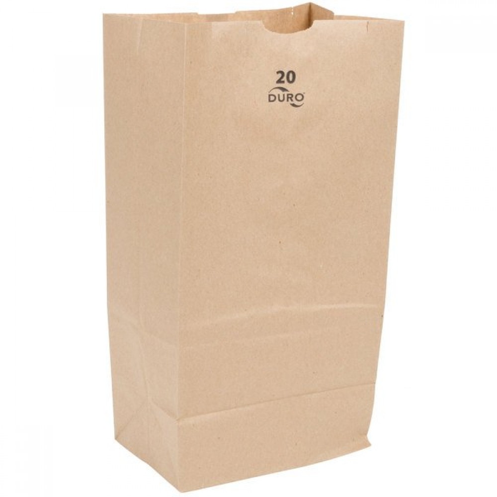 DURO BROWN PAPER BAG 500CT/PACK ***ONLY PICK-UP, NO SHIP ...