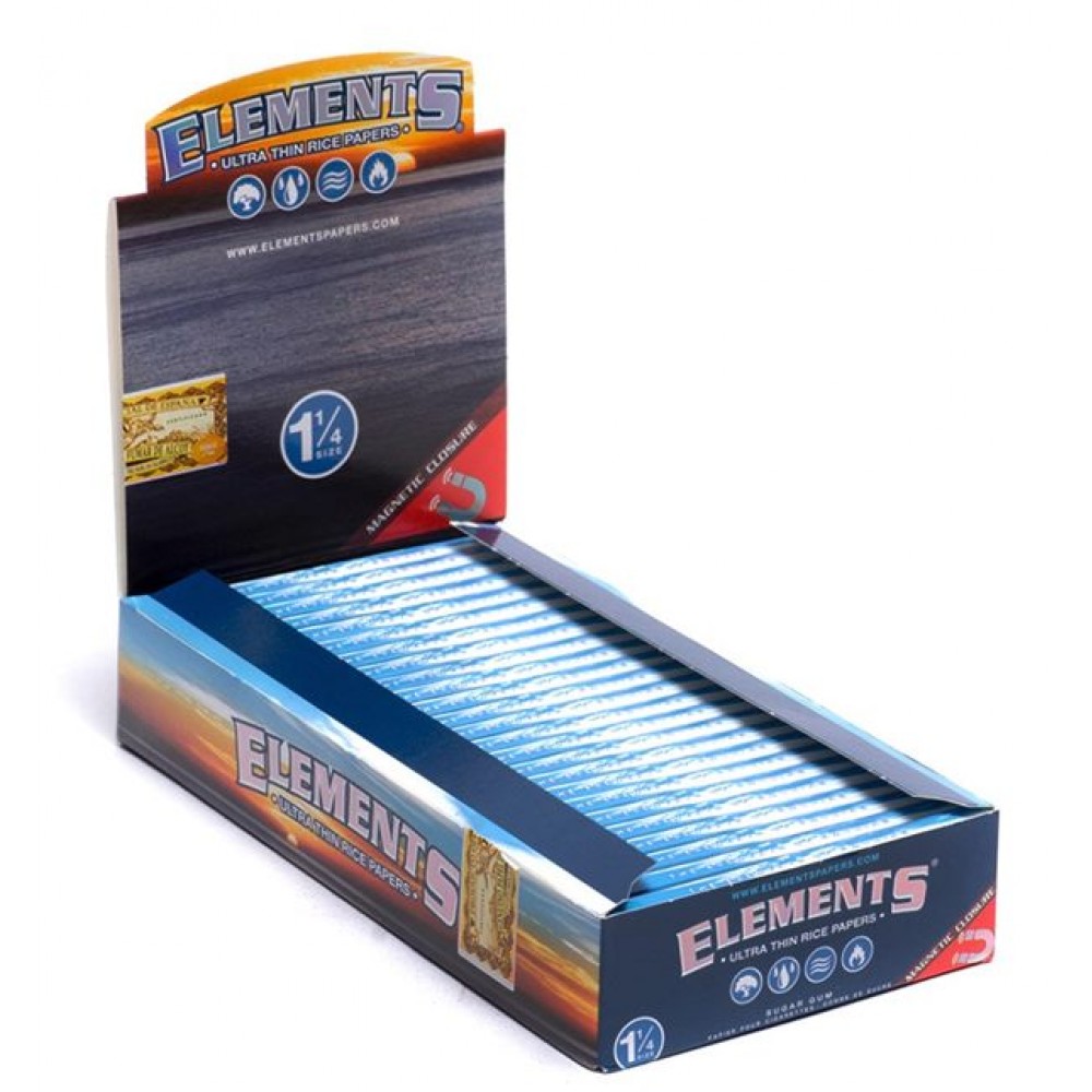 ELEMENTS ULTRA 1 1/4 CIGARETTE ROLLING PAPERS 25CT/PACK