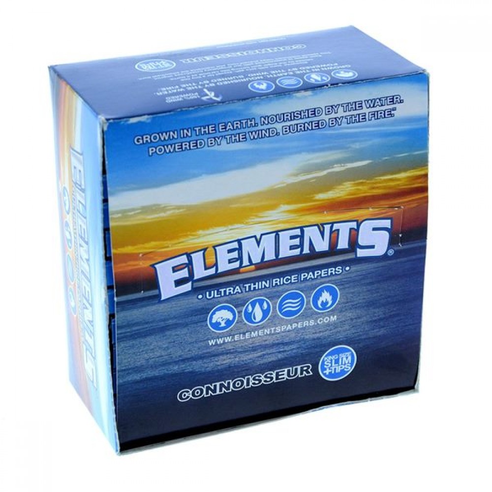 ELEMENTS ULTRA CONNOISSEUR KING SLIM WITH TIPS CIGARETTE ...
