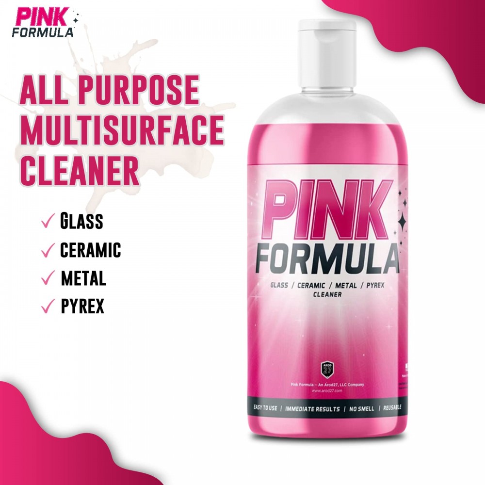 PINK FORMULA GLASS CLEANER 16oz 1CT