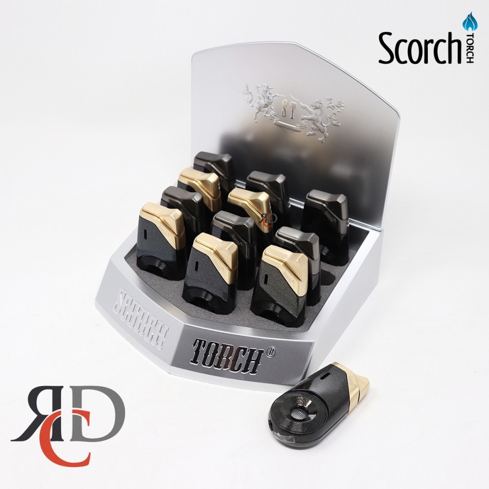 SCORCH TORCH CIRCL GRIP TORCH W/ SEE THRU BUTANE METALLIC ...
