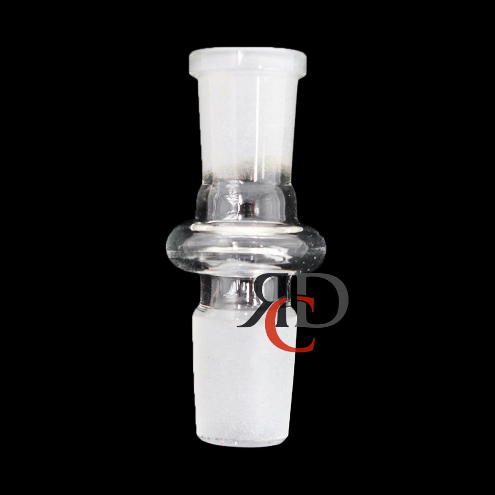 GLASS CONNECTOR 14MM FEMALE TO 18MM MALE - CT14F-18M 1CT