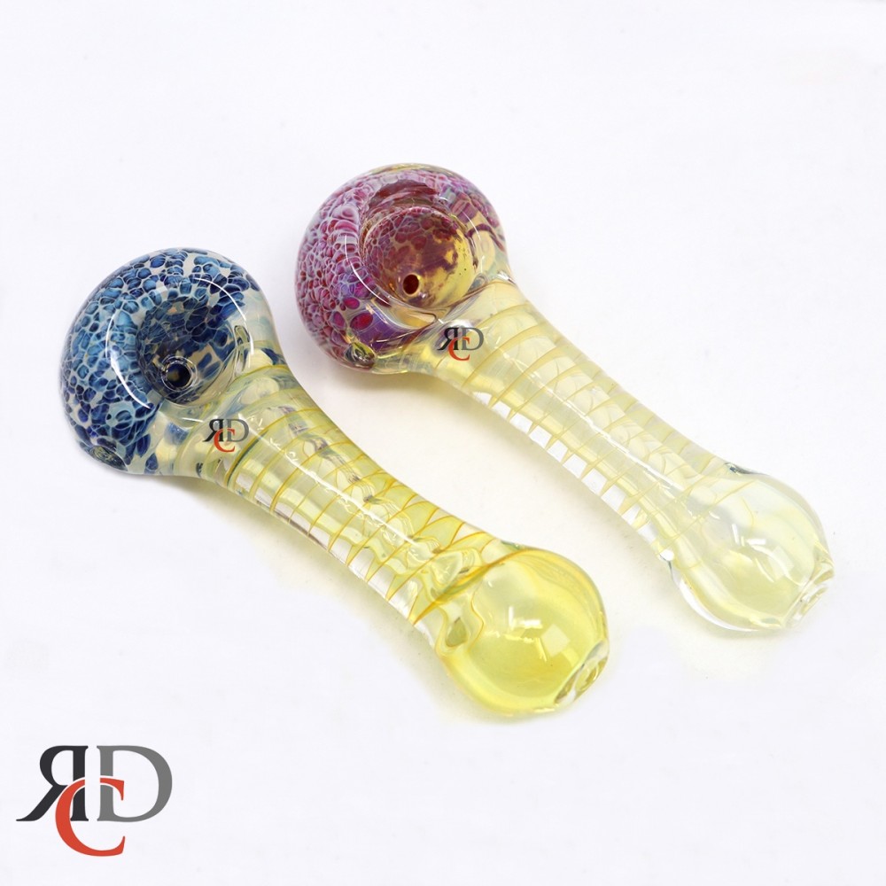 GLASS PIPE FRITED & SWIRAL GP2737 1CT | RIGHT CHOICE ...