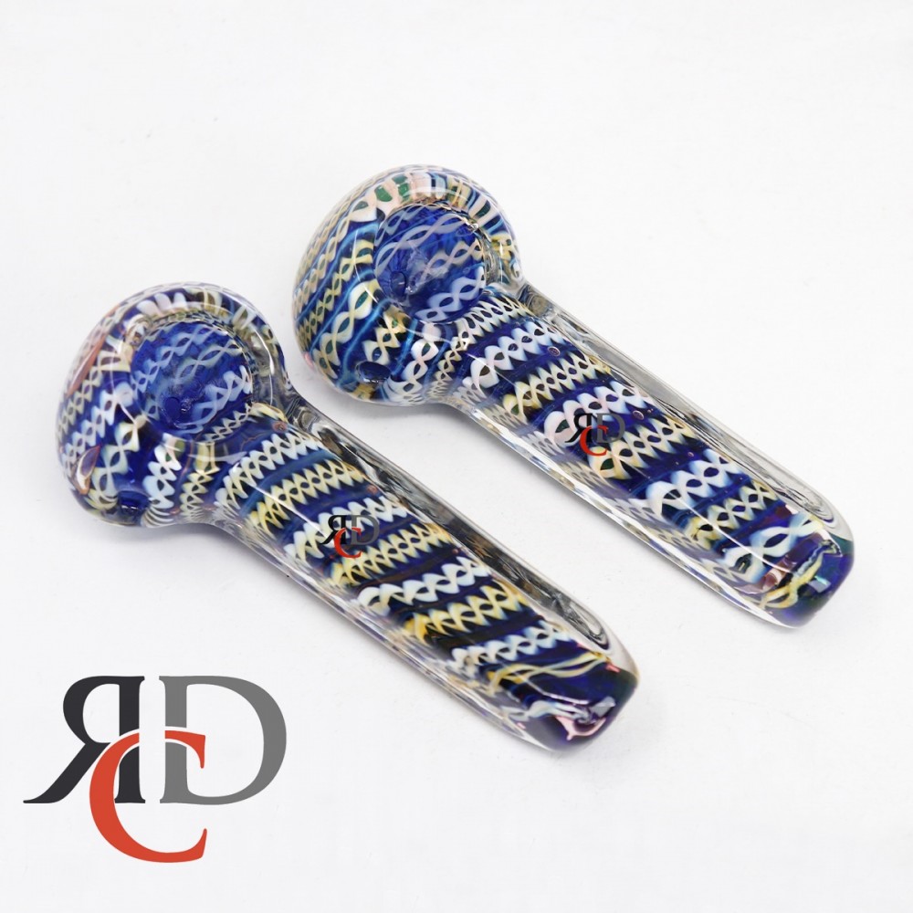GLASS PIPE DOUBLE GLASS 4 FLATED DELUXE GP6088 1CT | RIGHT ...