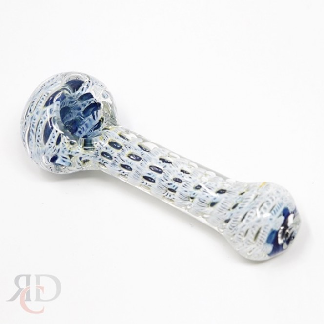 GLASS PIPE DOUBLE GLASS WHITE ART GP921 1CT