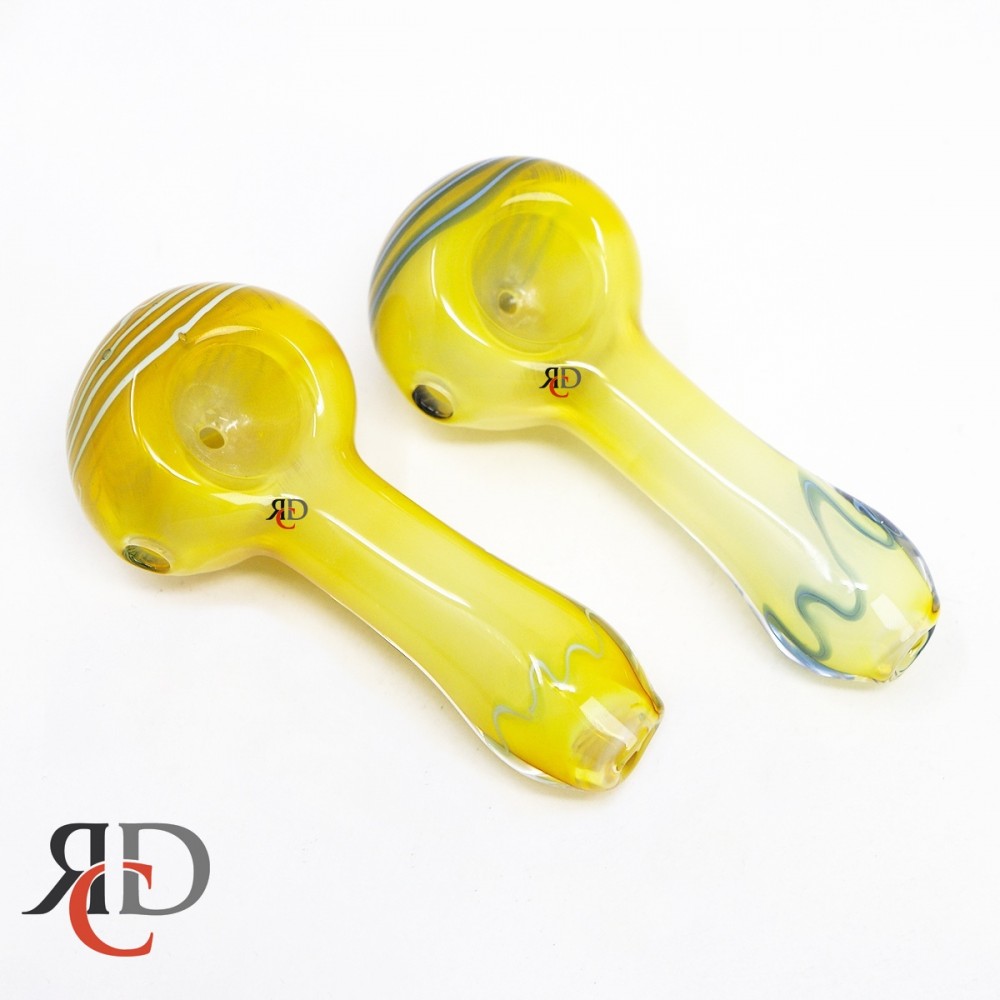 GLASS PIPE GOLD FUMED HEAD ART GP2708 1CT | RIGHT CHOICE ...