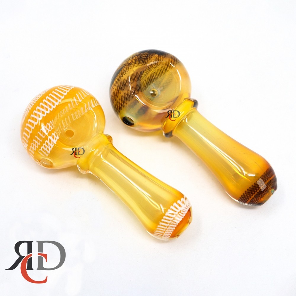 GLASS PIPE GOLDEN RIM GP2722 1CT | RIGHT CHOICE DISTRIBUTORS,