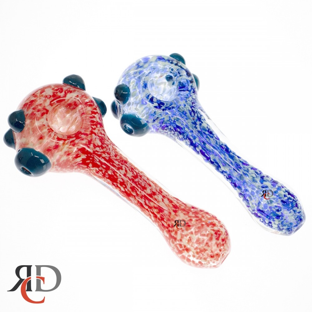 GLASS PIPE MULTI FRIT ART KNOBBY GP6095 1CT | RIGHT CHOICE ...