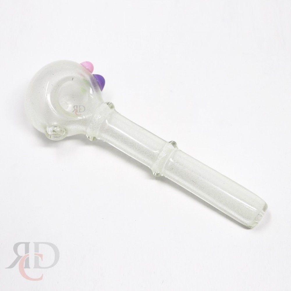 GLASS PIPE RIM GLOW IN DARK GP930 1CT