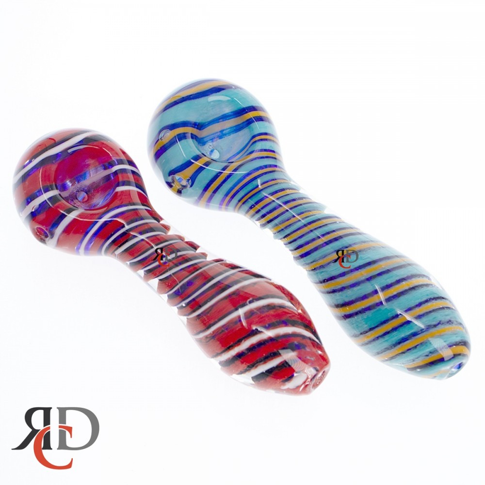 GLASS PIPE SWIRL ART FANCY COLOR GP5586 1CT | RIGHT CHOICE ...