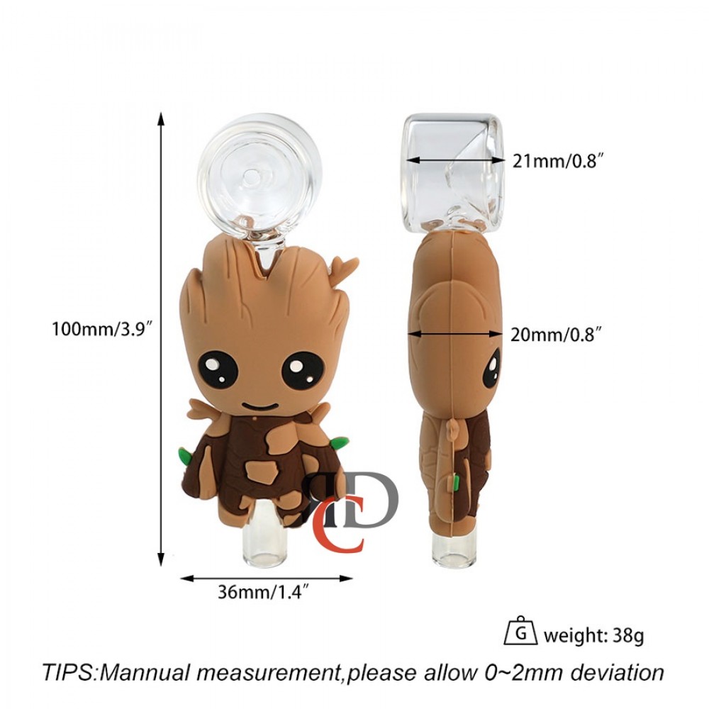 SILICONE HAND PIPE GROOT SP257 1CT | RIGHT CHOICE DISTRIBUTORS,